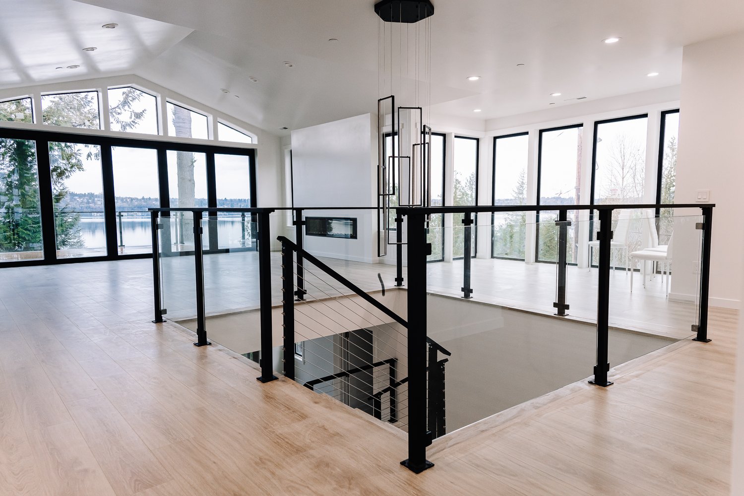 Elevate Your Space with Maisy Railing's Interior Framed Glass Railing ...